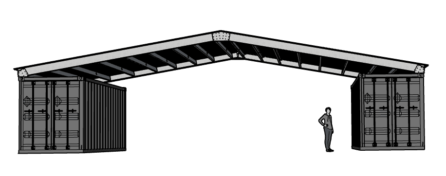 Shipping Container Roof Kits | PodRoof Australia