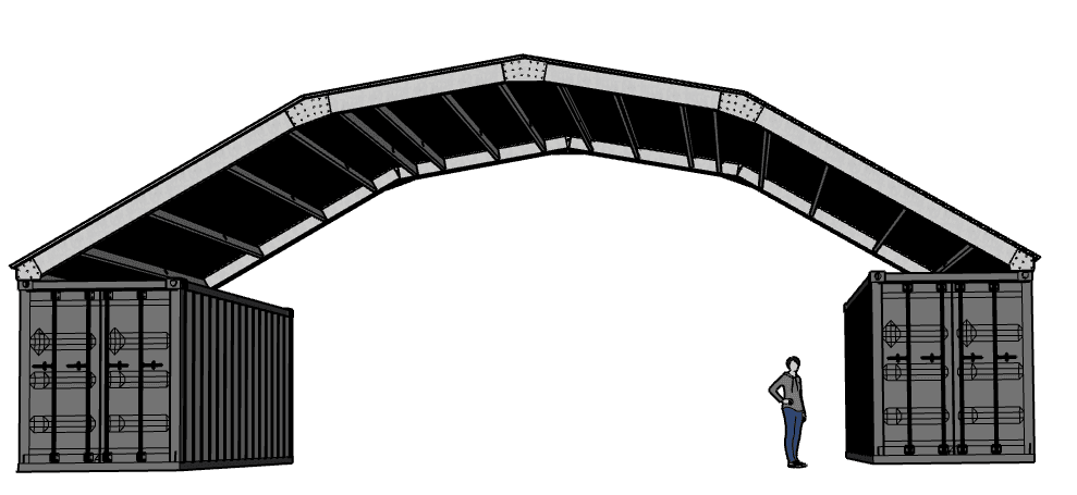 Shipping Container Roof Kits | PodRoof Australia