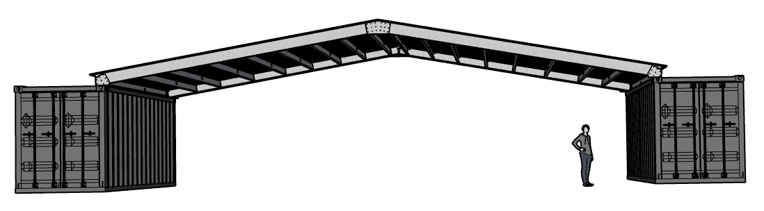 Shipping Container Roof Kits | PodRoof Australia